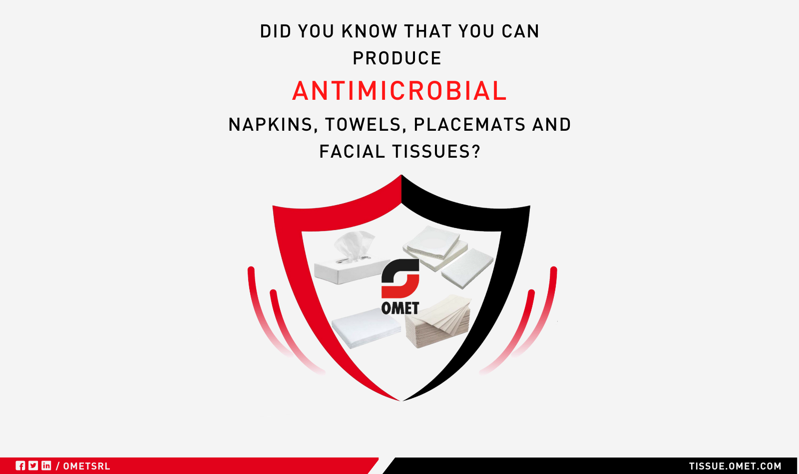 OMET presents another innovation: antimicrobial napkins are arriving ...